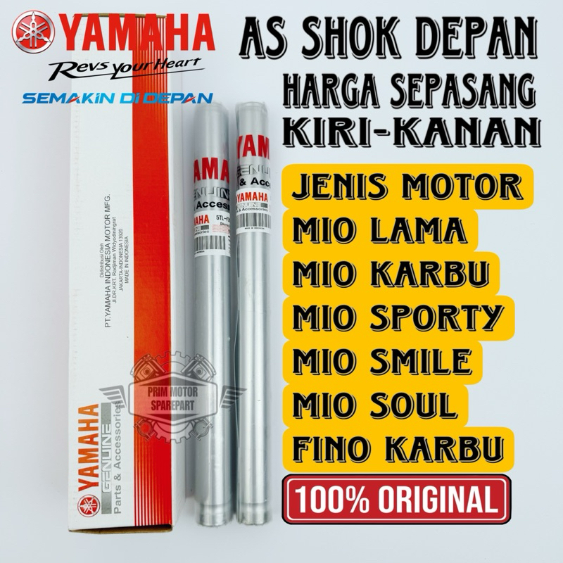 Jual ORIGINAL AS SHOCK DEPAN MIO LAMA, MIO KARBU, MIO SPORTY, FINO ...