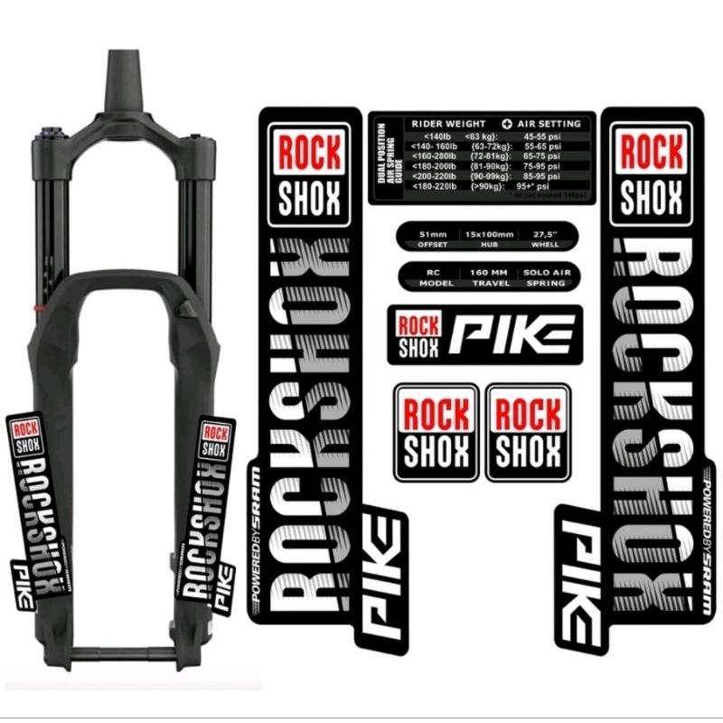 Jual Decal Stiker Fork Rockshox Sepeda MTB | Shopee Indonesia