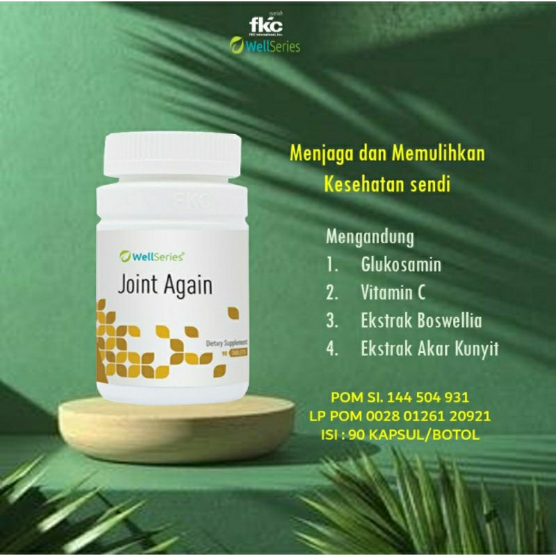 Jual JOINT AGAIN SOLUSI KESEHATAN SENDI DAN ANTI RADANG PRODUK NO. 1 DI ...