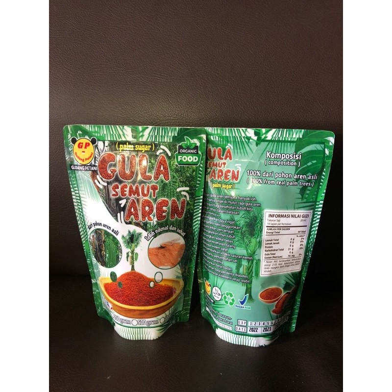 Jual Gula semut aren asli 1kg (pouch fullprint sesuai gambar) | Shopee ...