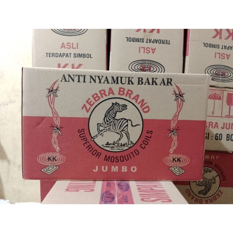 Jual Obat Nyamuk Zebra Jumbo 1 Dos Isi 60 pak | Shopee Indonesia