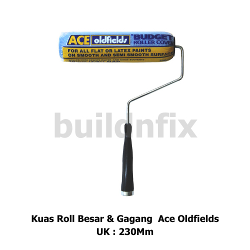 Jual KUAS ROLL BESAR + GAGANG ACE OLDFIELDS BUDGET 230MM | Shopee Indonesia