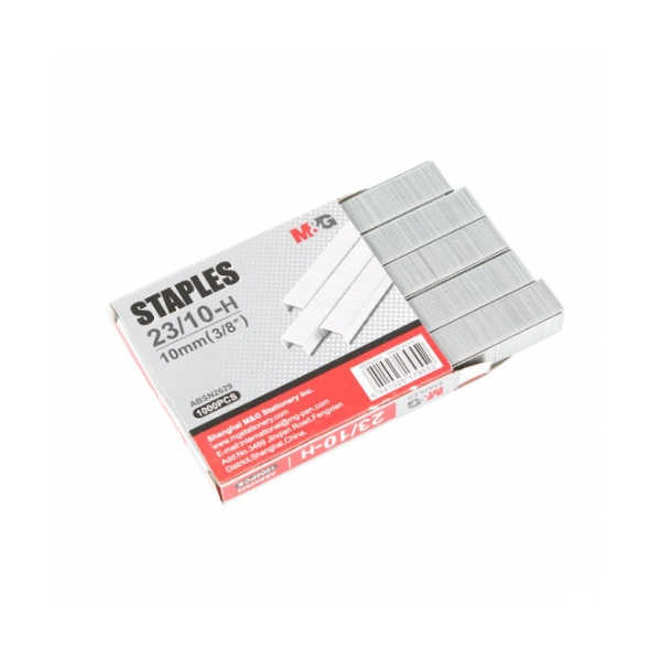 Jual Isi Staples / Isi Hekter Ukuran 23/10 Staples 1000pcs/Box - M&G ...