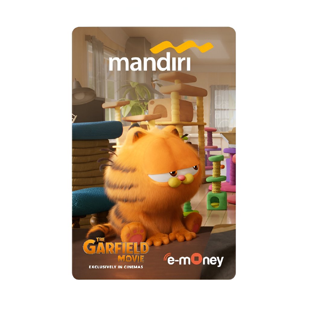 Jual Kartu E-Money Mandiri Emoney edisi Garfield [ORIGINAL] - Garfield ...