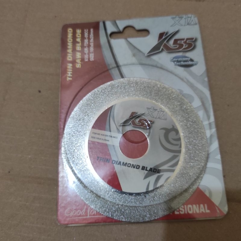 Jual mata gerinda potong kaca poles kaca potong batu k55 Germany size 4 inch | Shopee Indonesia