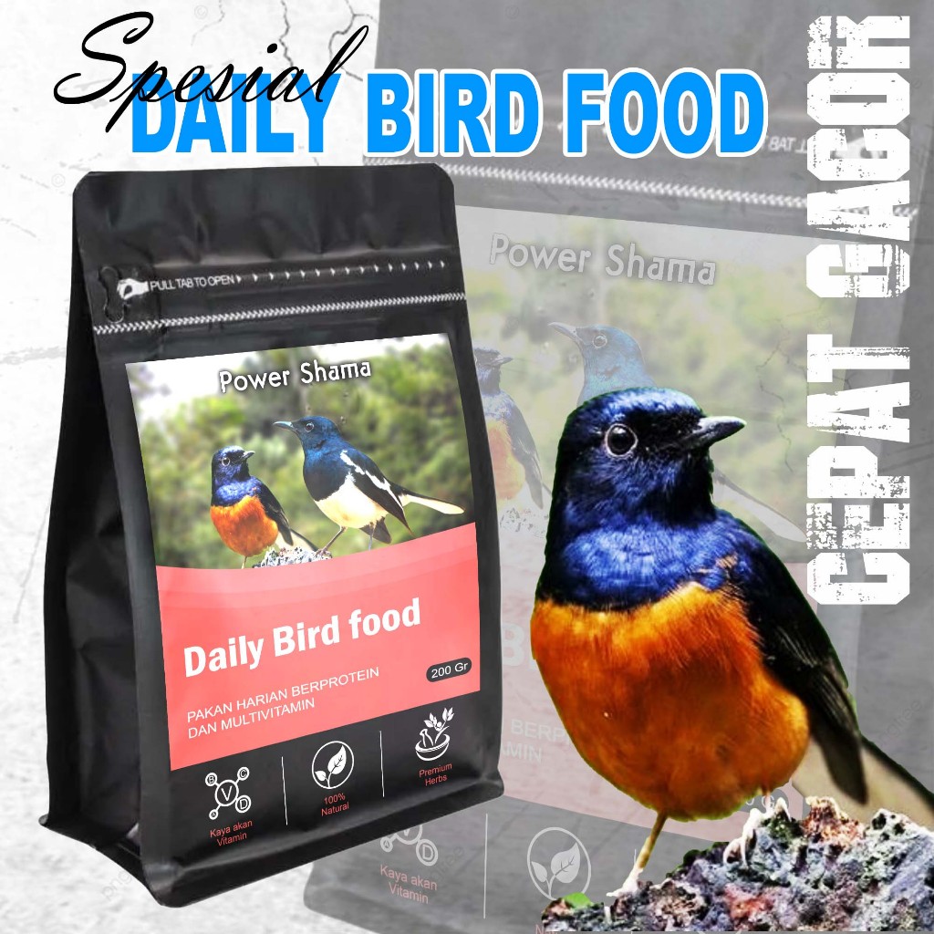 Jual Voer Power Shama Kroto Sari Pakan Makanan Burung Voer Pur Kasar ...