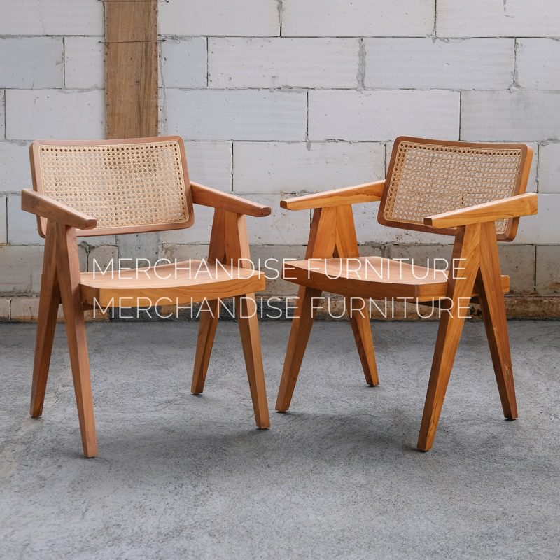 Jual PROMO !!! Kursi Makan Cafe Type A Rotan Jati - Kursi Cafe Resto Minimalis Modern ...