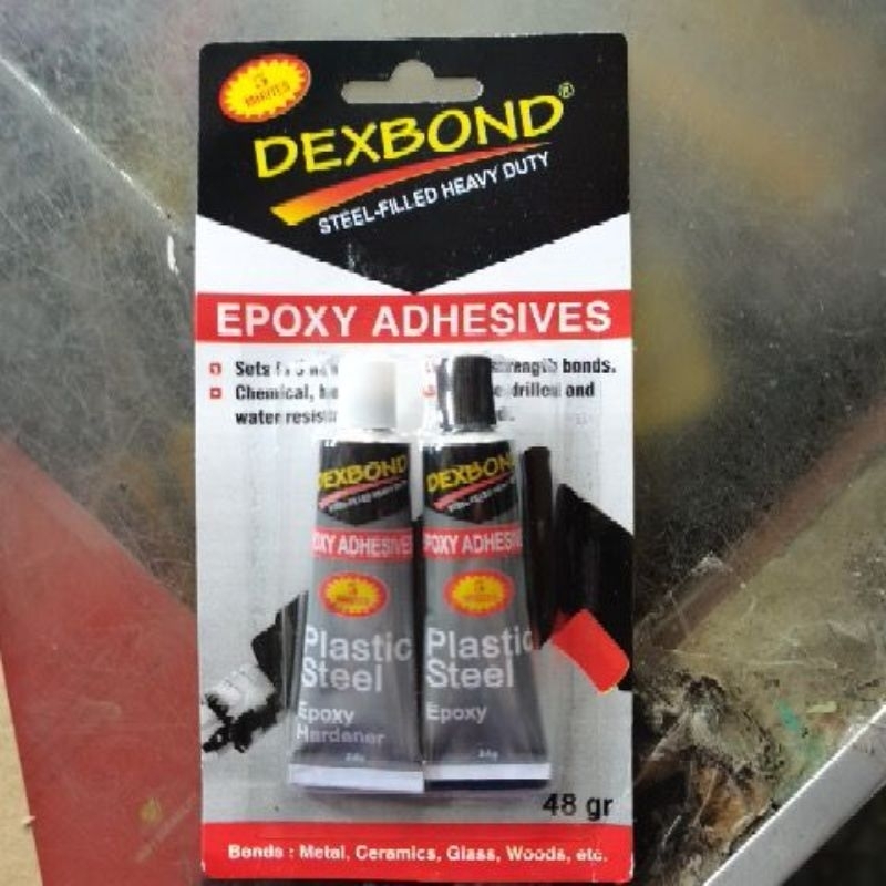 Jual Lem plastik steel/ epoxy adhesive dexbond / shimizu | Shopee Indonesia