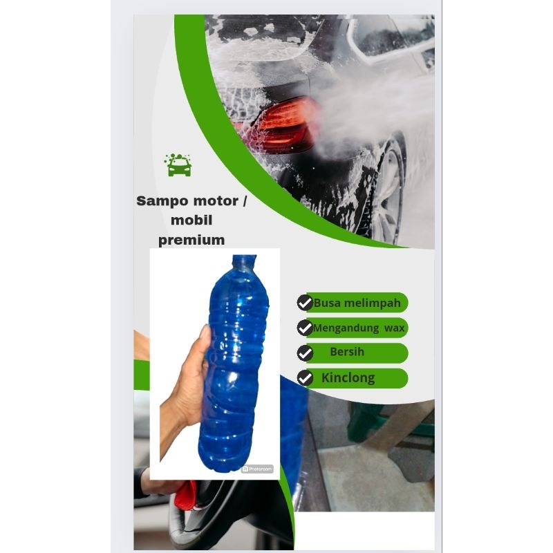 Jual sampo body mobil motor/sampo wax | Shopee Indonesia