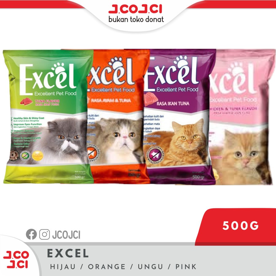 Jual Excel Cat Food 500gr - Makanan Kucing | Shopee Indonesia