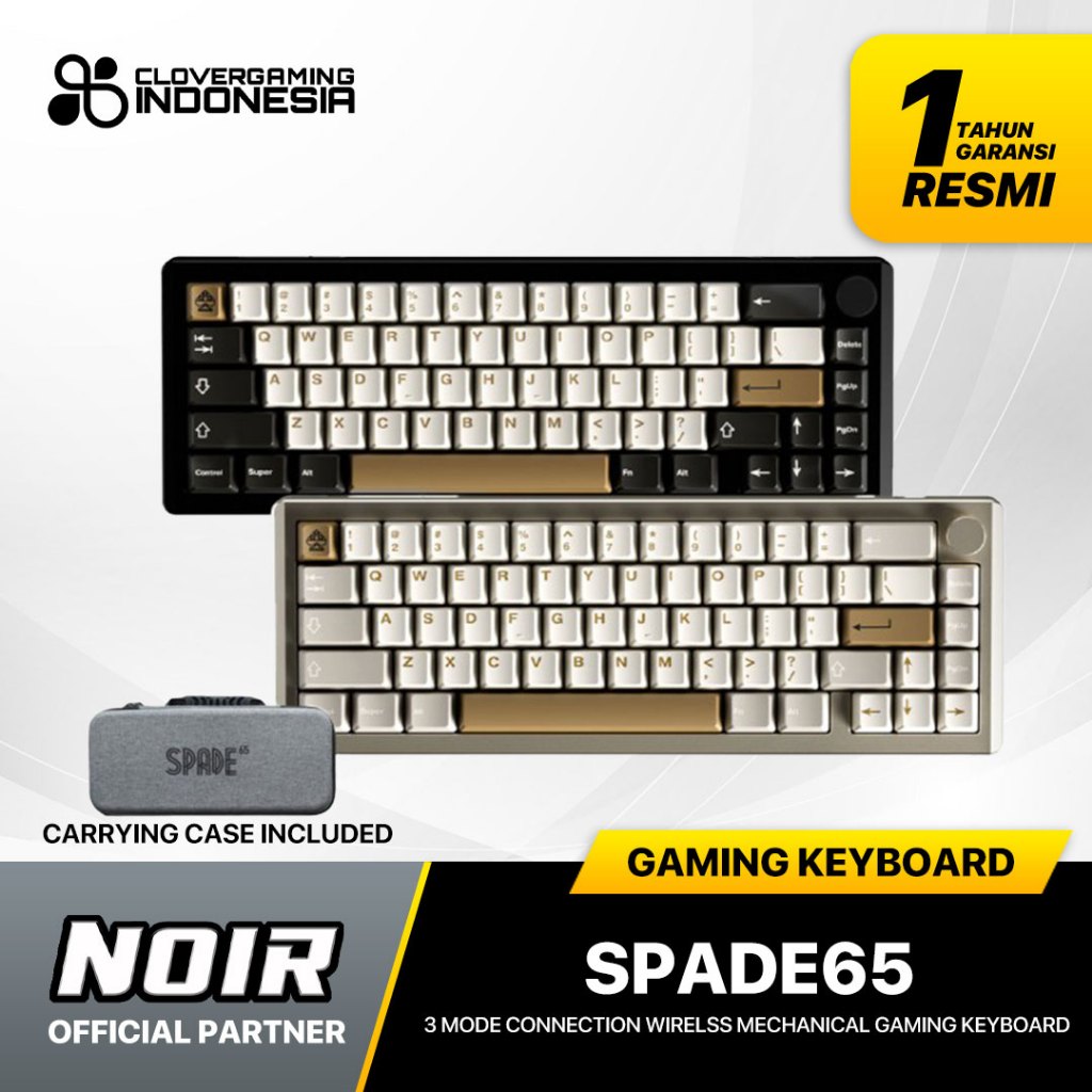 Jual Noir Spade65 / Spade 65 Wireless Mechanical Gaming Keyboard ...