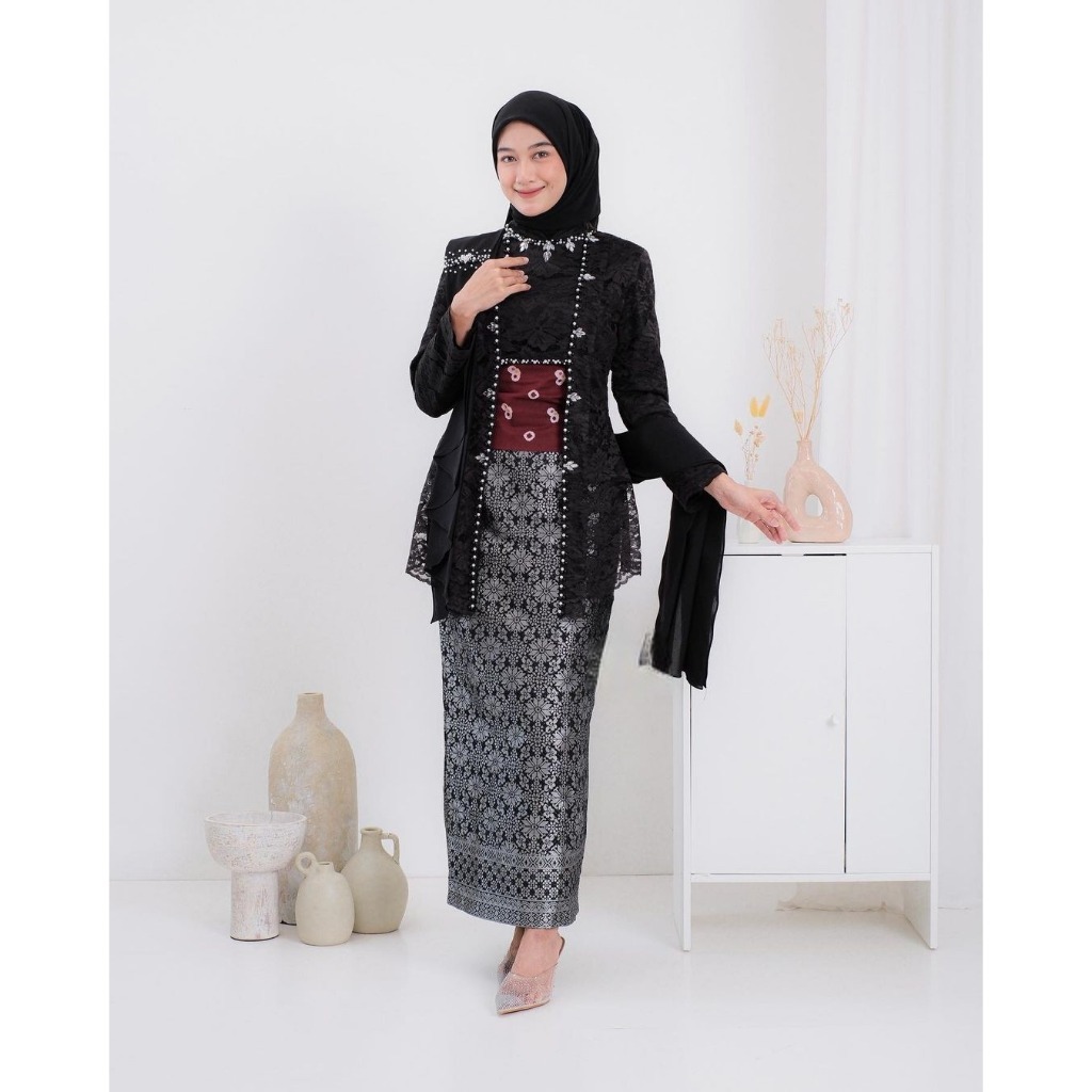 Jual Kebaya Kutu Baru Modern Kebaya Wisuda Lamaran Set Kutubaru Full Payet Tunangan Kondangan ...