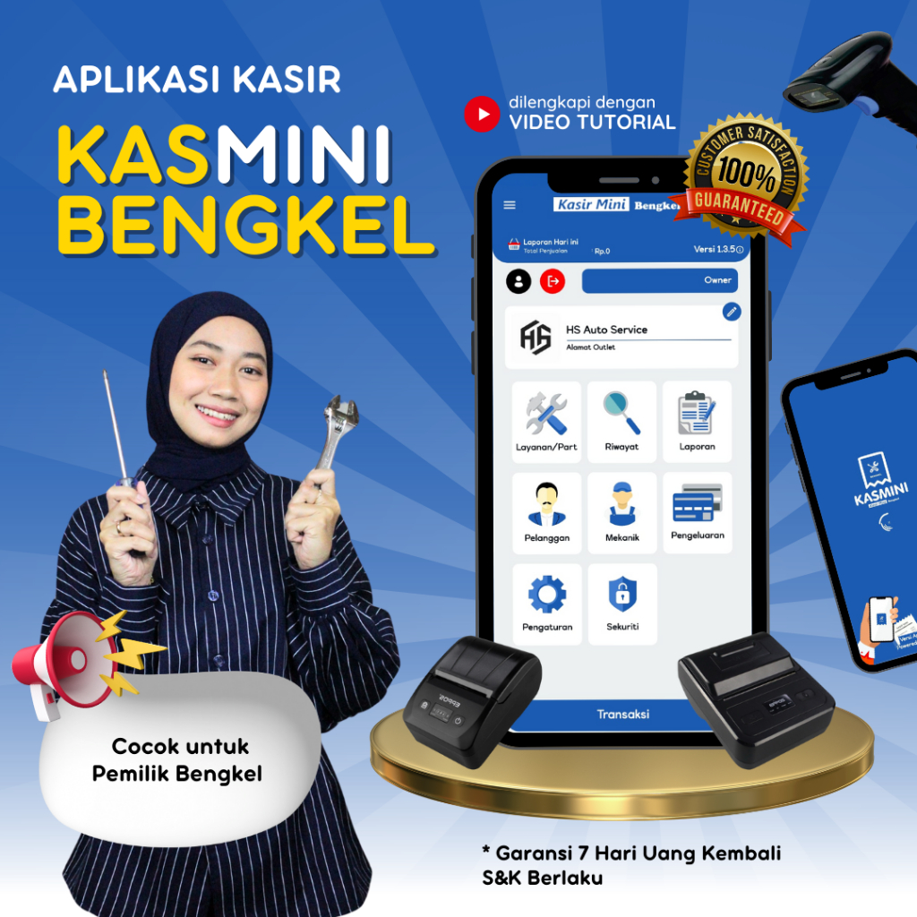 Jual Aplikasi Kasir Android Pencetak Struk Bengkel - KASMIN BENGKEL ...