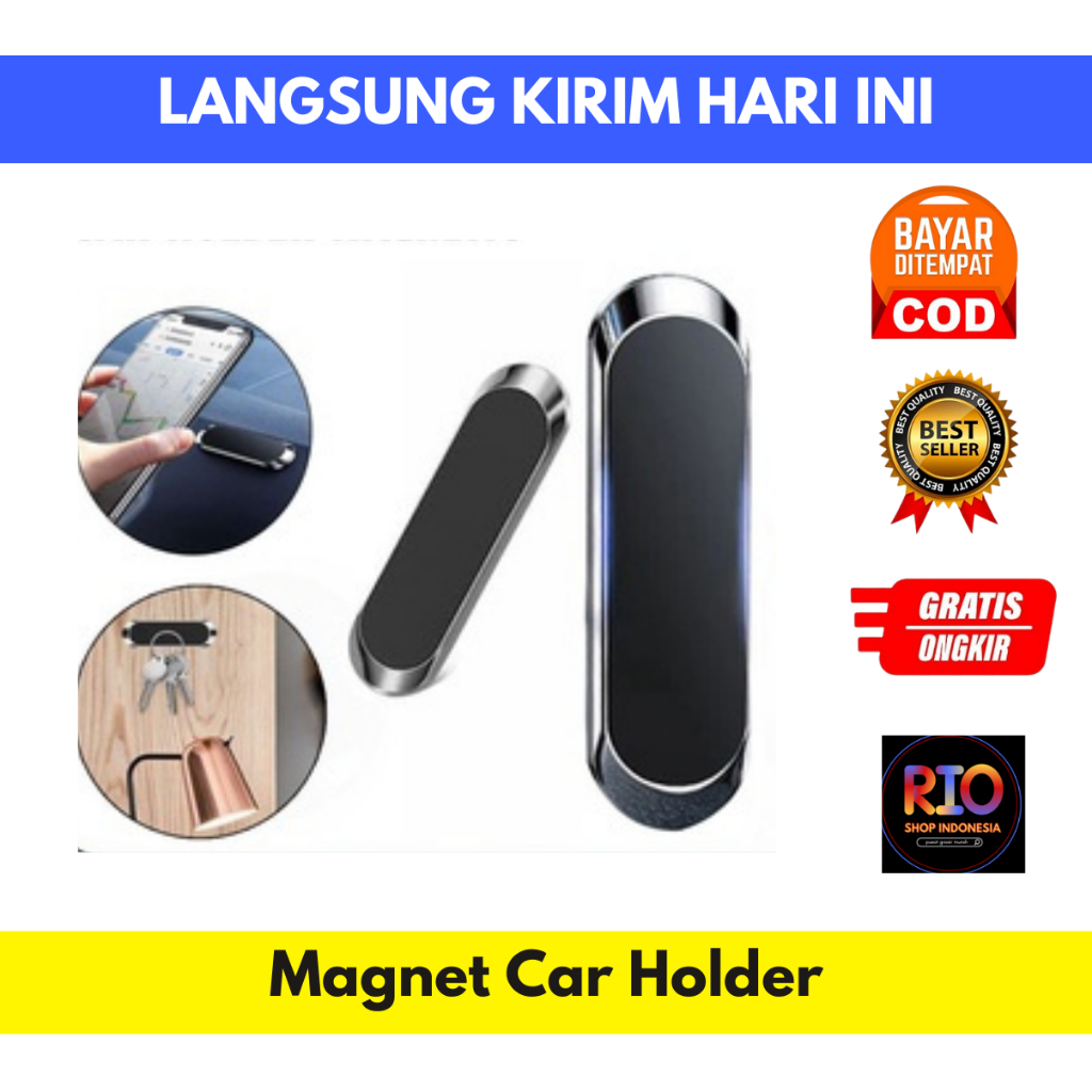 Jual Magnet Car Holder / Magnetic Mobile Phone Holder Car Dashboard ...