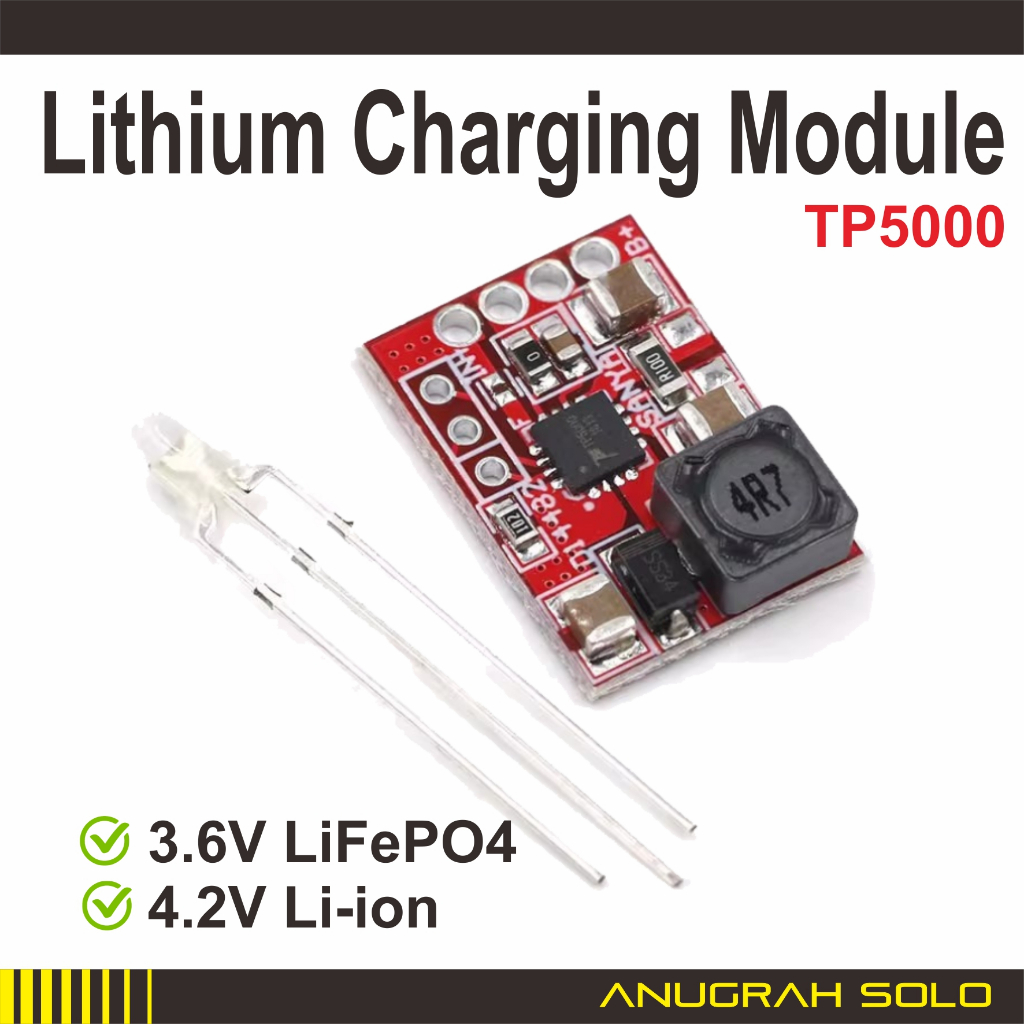 Jual TP5000 Dual Li-Ion dan LiFePO4 Charging Module Modul Cas Batere ...