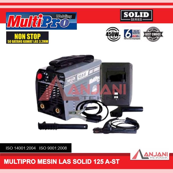 Jual MESIN TRAVO LAS LISTRIK INVERTER IGBT MULTIPRO SOLID 125 A-ST MMA SMAW | Shopee Indonesia