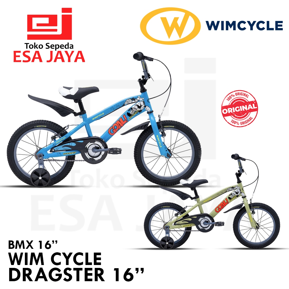 Jual Sepeda Anak Laki 16" Wimcycle Dragster BMX 16 inch Kids Bike Wim ...