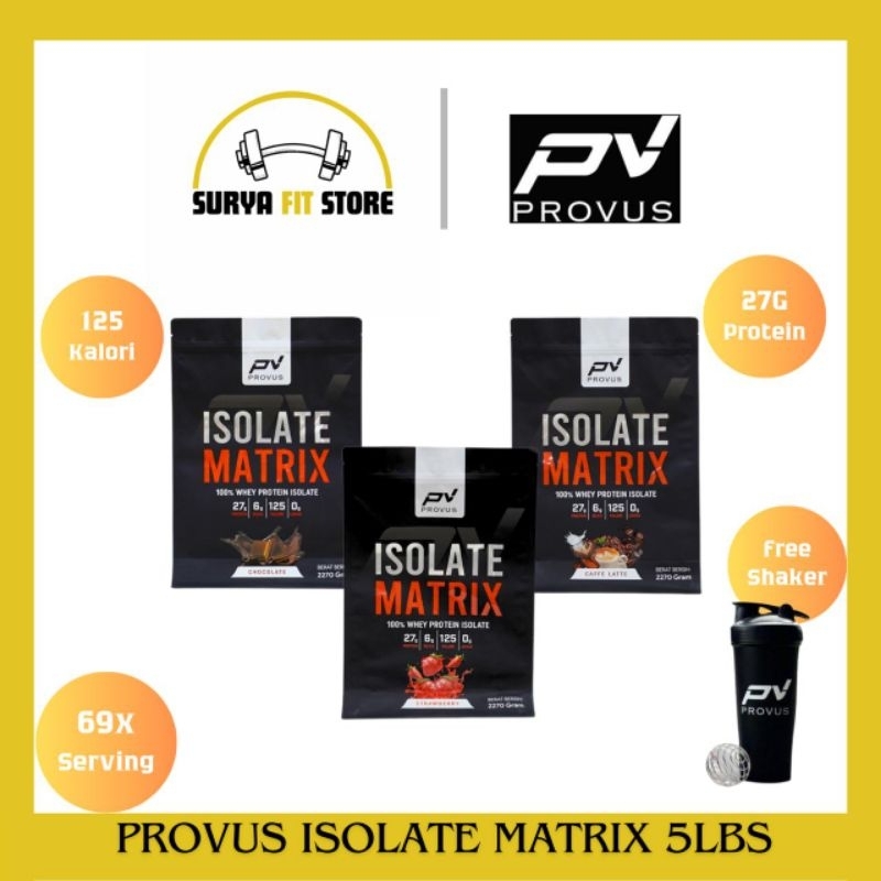Jual Provus Isolate Matrix Whey Protein Isolate 5lbs | Shopee Indonesia