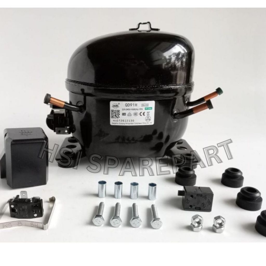 Jual COMPRESSOR/KOMPRESOR KULKAS QD91H 1/4 PK R134a | Shopee Indonesia