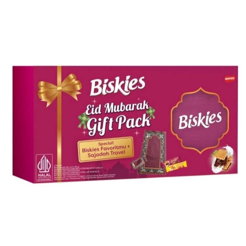 Jual Biskies Sandwich Crackers Biskuit Chocolate Gift Pack 192 g ...