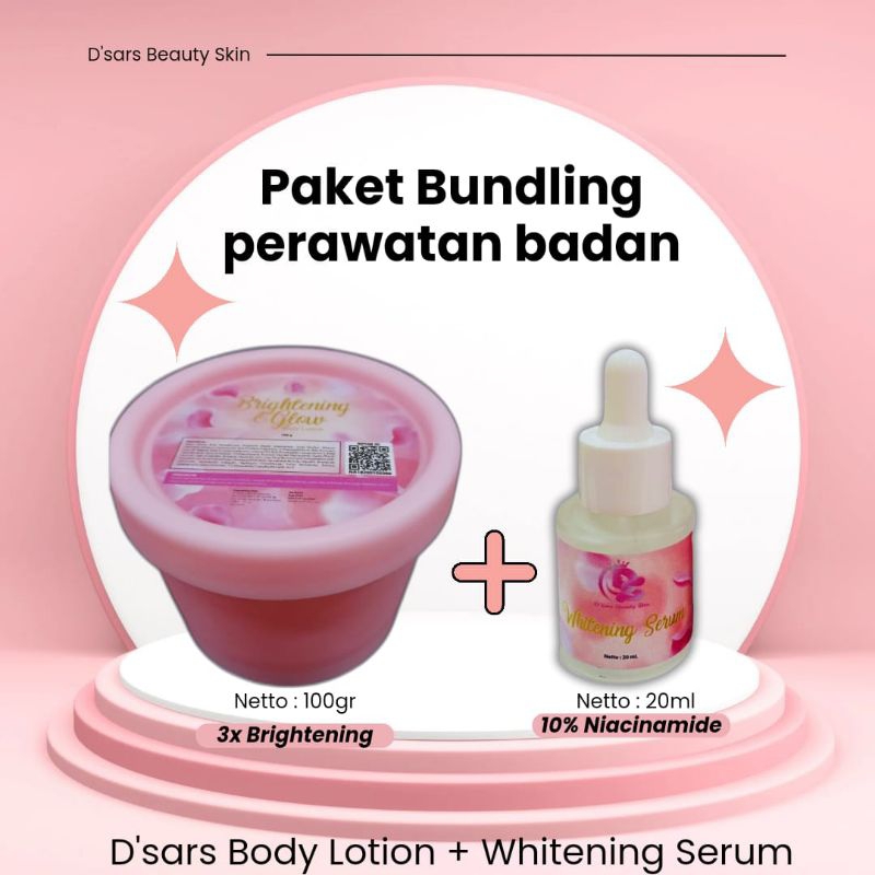 Jual Body Lotion Dsars 100gr (New Produk) & Serum Whitening Infus Putih ...