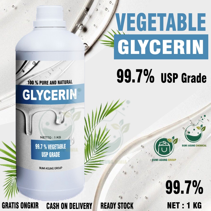 Jual VG USP GRADE / Vegetable Glycerin Gliserol Gliserin Glycerin 1KG 1 ...