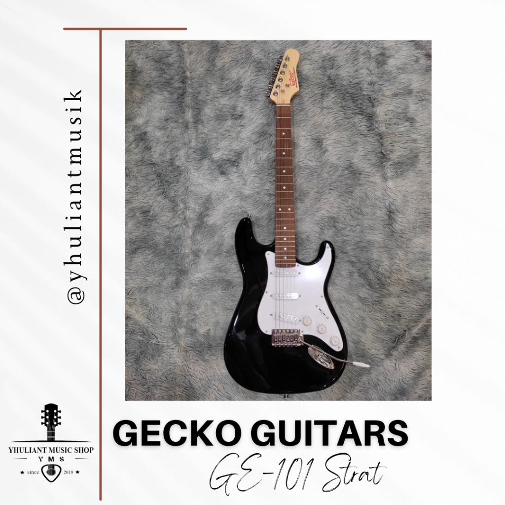 Jual Gecko GE101 ST Electric Guitar Strat Model Original Guitar ...