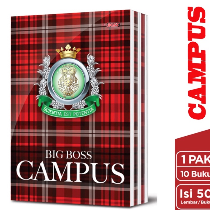 Jual Super Untung BUKU TULIS CAMPUS 5 LEMBAR BOXY 1pc BUKU TULIS BIG ...