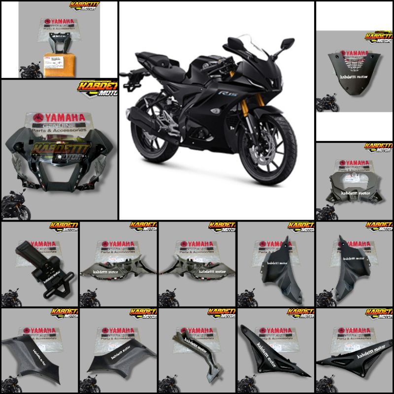 Jual BODY BODI KASAR FULL FUL VARIAN R15 R 15 V4 M ASLI ORIGINAL YAMAHA ...