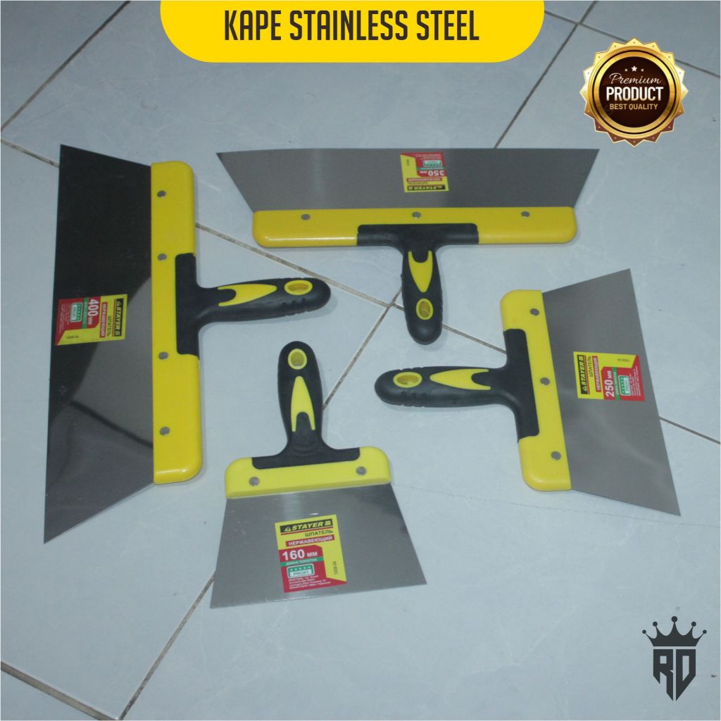 Jual Kape / Scrap Stainless Steel / Putty Knife - 16cm 25cm 35cm 40cm ...
