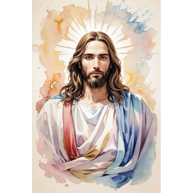 Jual Poster Cetak Hiasan Dinding Jumbo Gambar Tuhan Yesus Uk 70x100 Cm ...