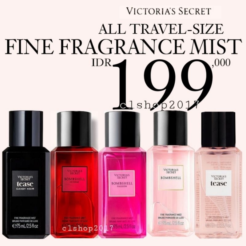 Jual VS TRAVEL SIZE BODY MIST 75 ML PENGHARUM BADAN DREAM ANGEL GOLD ...