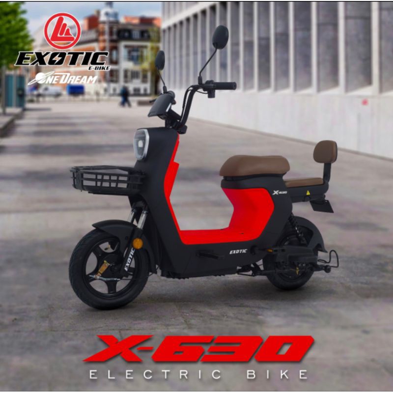 Jual SEPEDA LISTRIK REMAJA DEWASA EXOTIC X630 TERBARU KERANJANG DAN ...