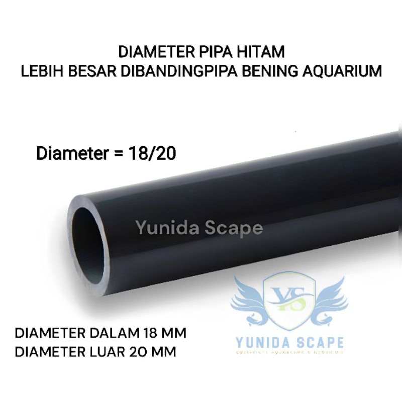 Jual PIPA HITAM 50 CM AQUARIUM DAN PIPA FILTER KOLAM IKAN | Shopee ...