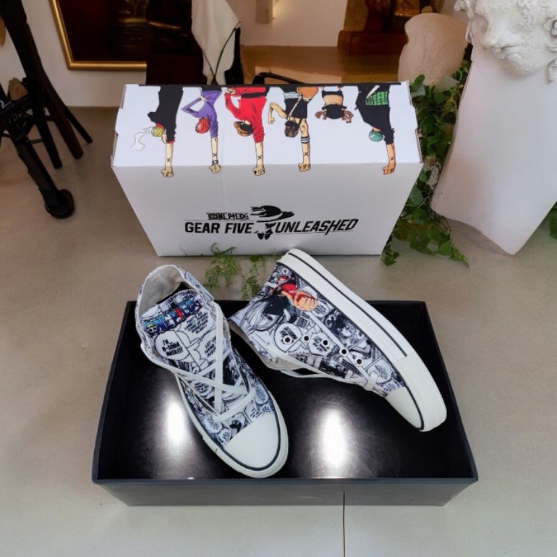 Jual SEPATU CONVERSE ANIME X ONE PIECE 70S HIGH DAN OX | Shopee Indonesia