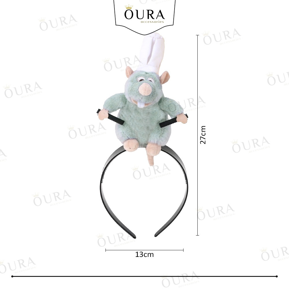 Jual Bando Tikus Ratatouille Viral Douyin Bandana Icon Trolls Headband ...