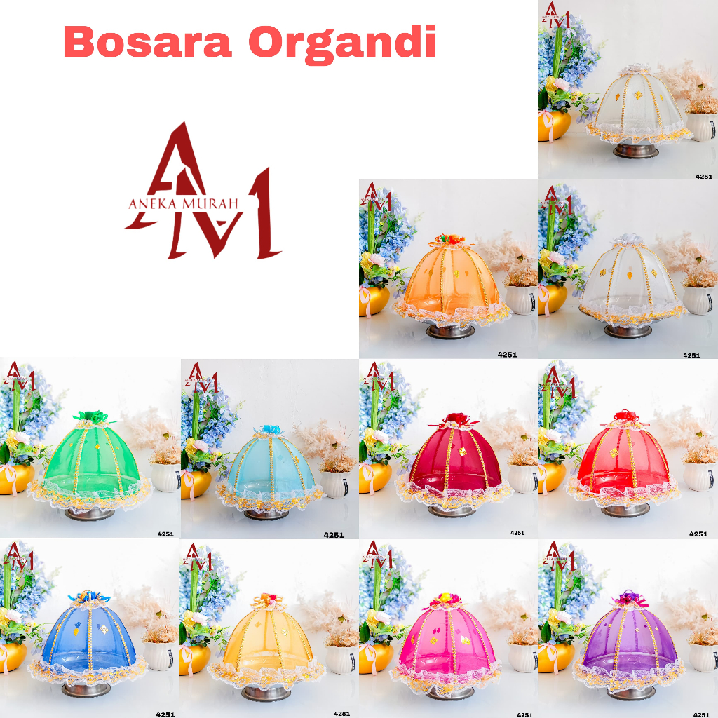 Jual TUTUP BOSARA ORGANDI ( 4251 ) KHAS BUGIS MAKASSAR 30cm | Shopee ...