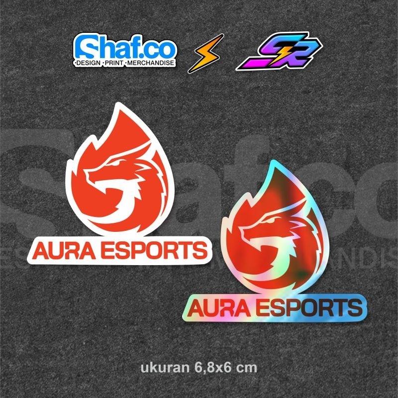 Jual STICKER AURA ESPORTS VINYL DAN HOLOGRAM KEREN VIRALL | Shopee ...