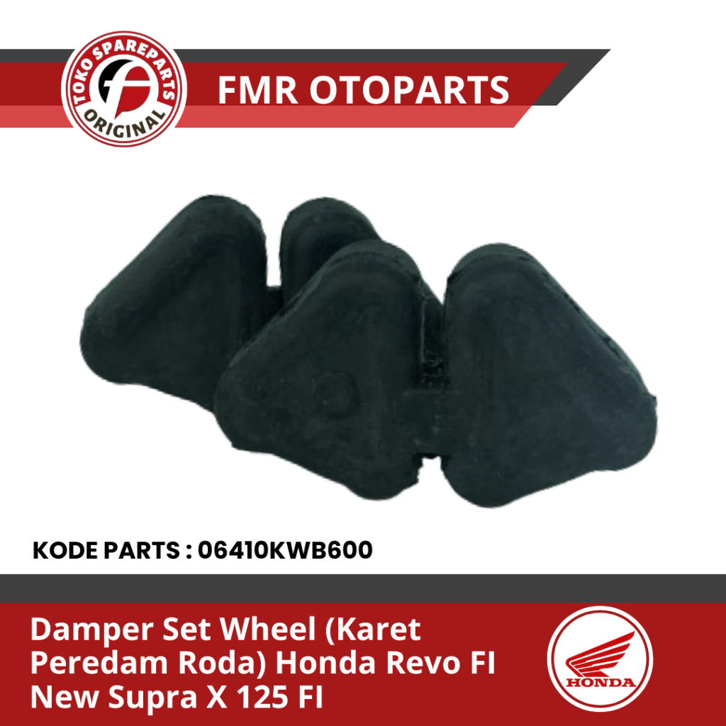 Jual Damper Set Wheel (Karet Peredam Roda) Honda Revo FI & New Supra X ...