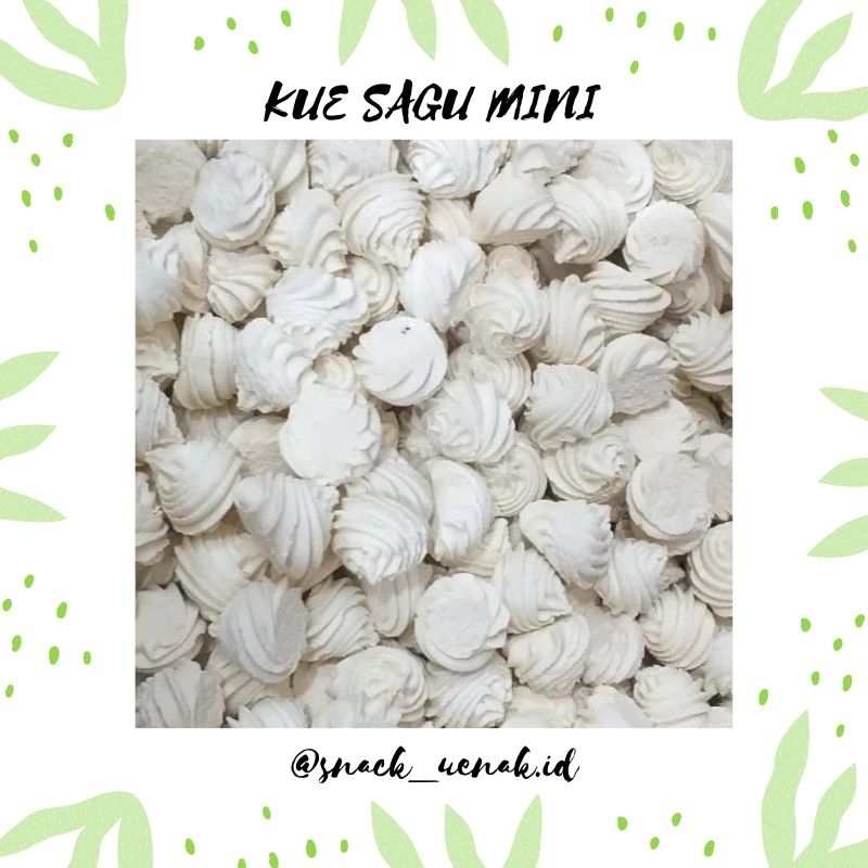 Jual SNACK KILOAN KUE SAGU MINI SUSU 250 GRAM | CEMILAN MURAH MAKASSAR ...