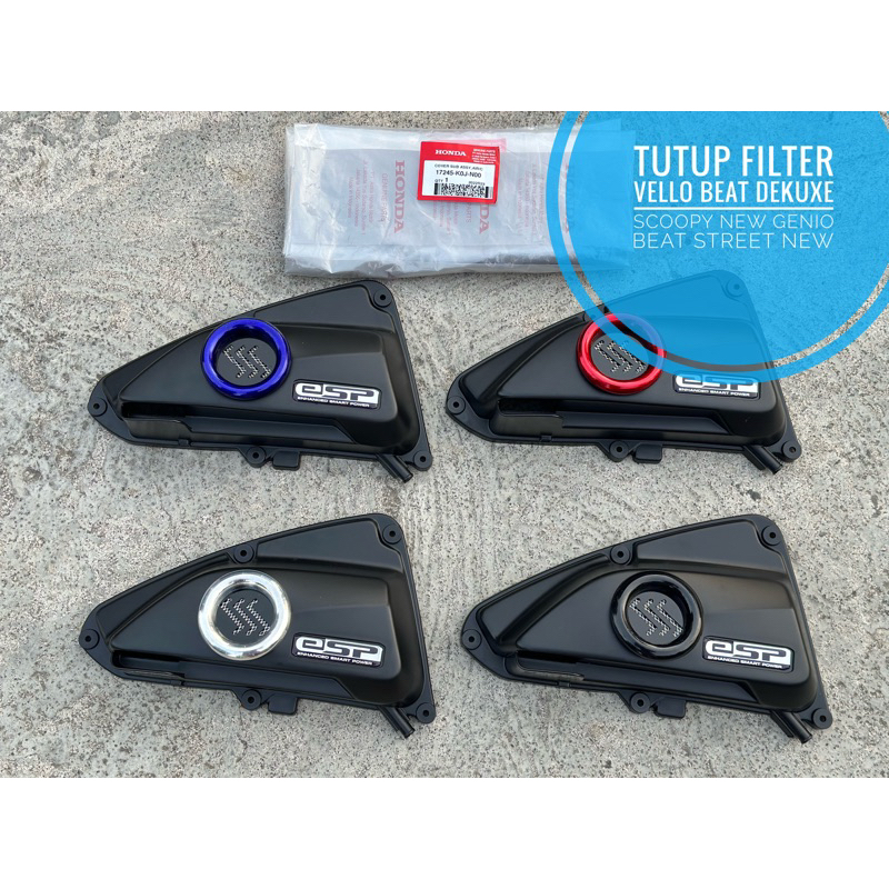 Jual Tutup filter VELLO DONAT for scoopy new beat deluxe genio 2020/ ...