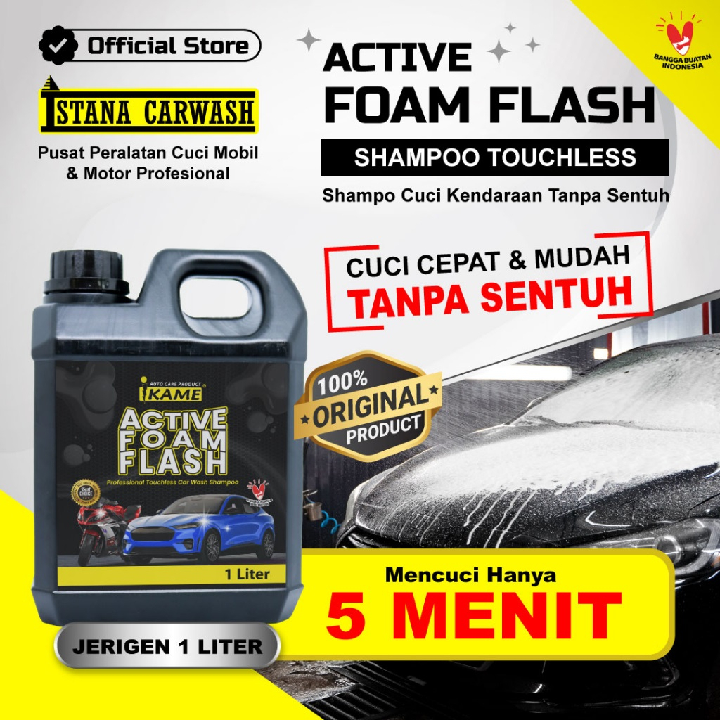 Jual Shampo Touchless Shampoo Cuci Mobil Motor Tanpa Sentuh Ikame 1 ...