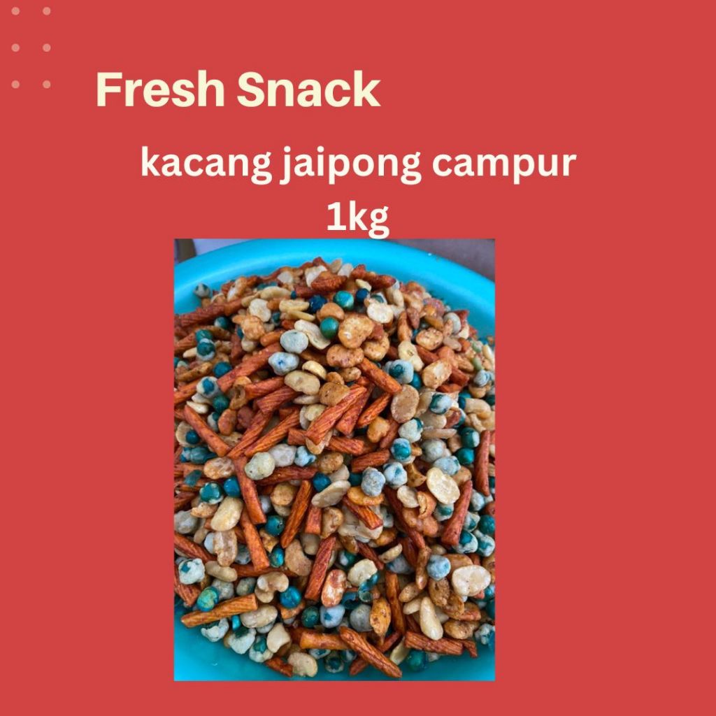 Jual 1kg Kacang Campur Jaipong 1 Kg Polong Mix Nut 1 Kg Snack Kiloan
