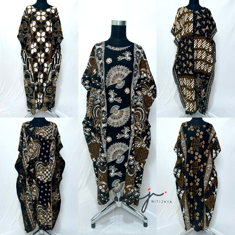 Jual [Batik Sogan Series] Home Dress Daster Kelelawar Motif Batik Sogan ...
