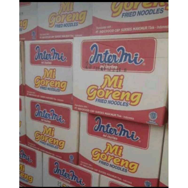 Jual Intermi Mie Goreng Instan 60gr 1 Dus Isi 40pc | Shopee Indonesia