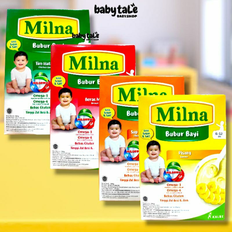 Jual Milna Bubur Bayi 8-12 bulan | 100gr 120gr | Shopee Indonesia