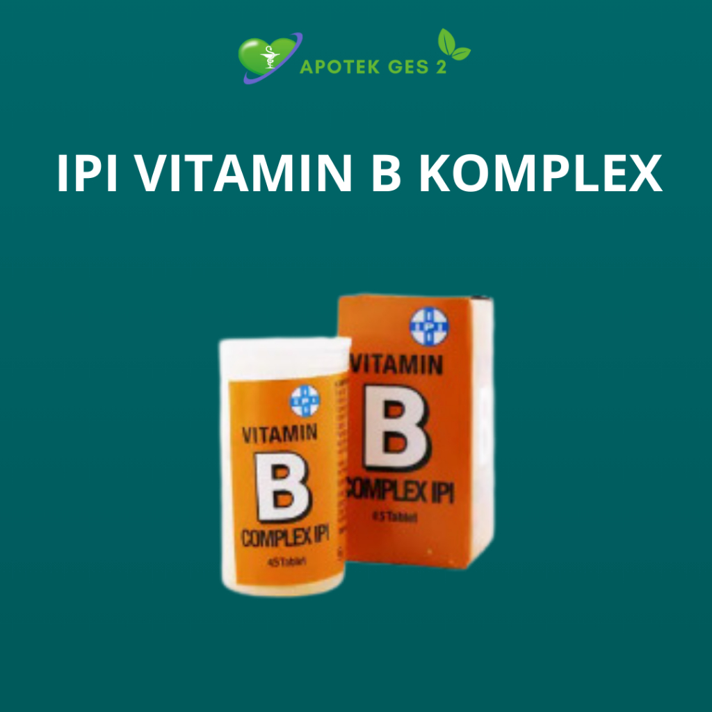 Jual Ipi Vitamin B Complex Botol 45 Tablet | Shopee Indonesia