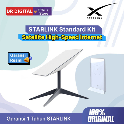 Jual STARLINK Standard Internet Kit Satellite Antenna & WiFi Router Kit ...