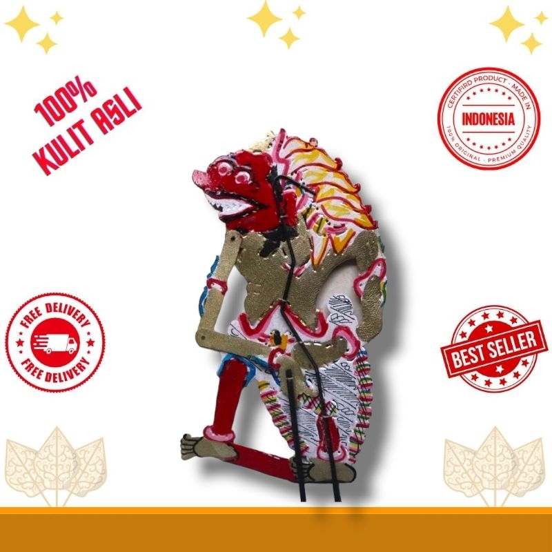 Jual Wayang Kulit Buto Rambut Geni 30 cm | Shopee Indonesia