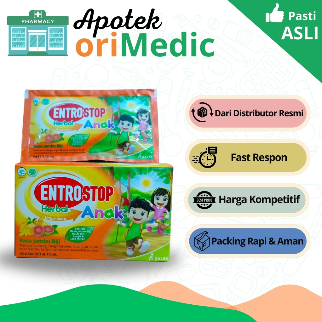 Jual Entrostop Anak Sirup 10 ml | Shopee Indonesia